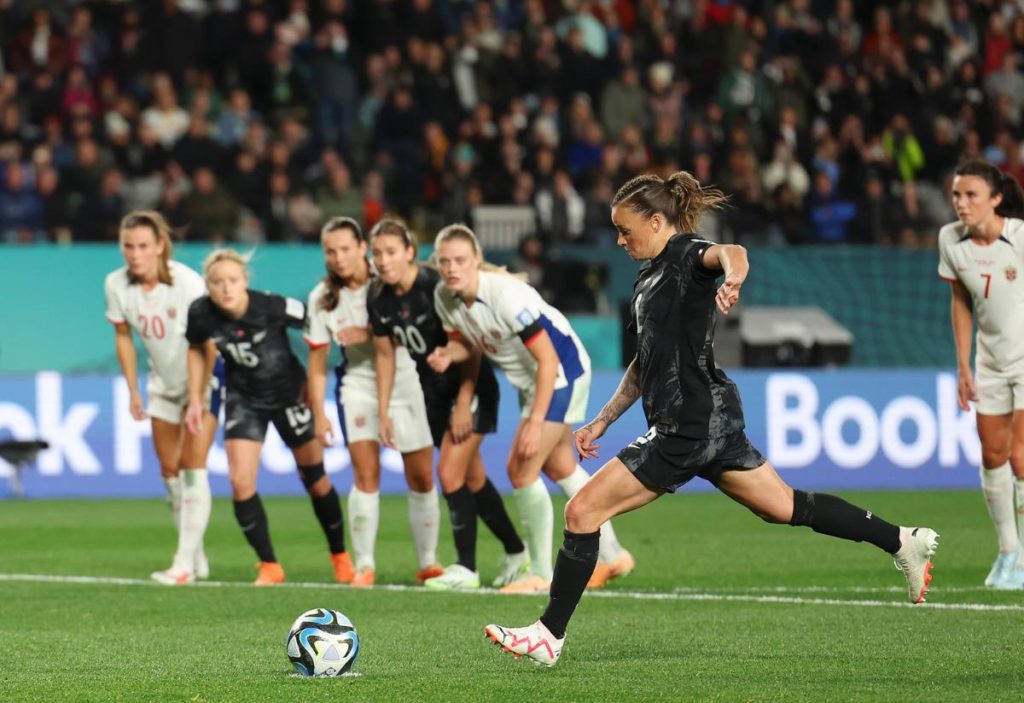 Tottenham Women star Ria Percival misses penalty during historic victory