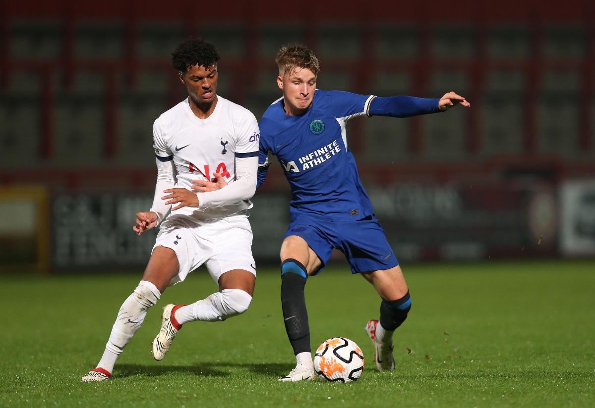 Tottenham trio shine as U21s make it eight wins from eight against Chelsea