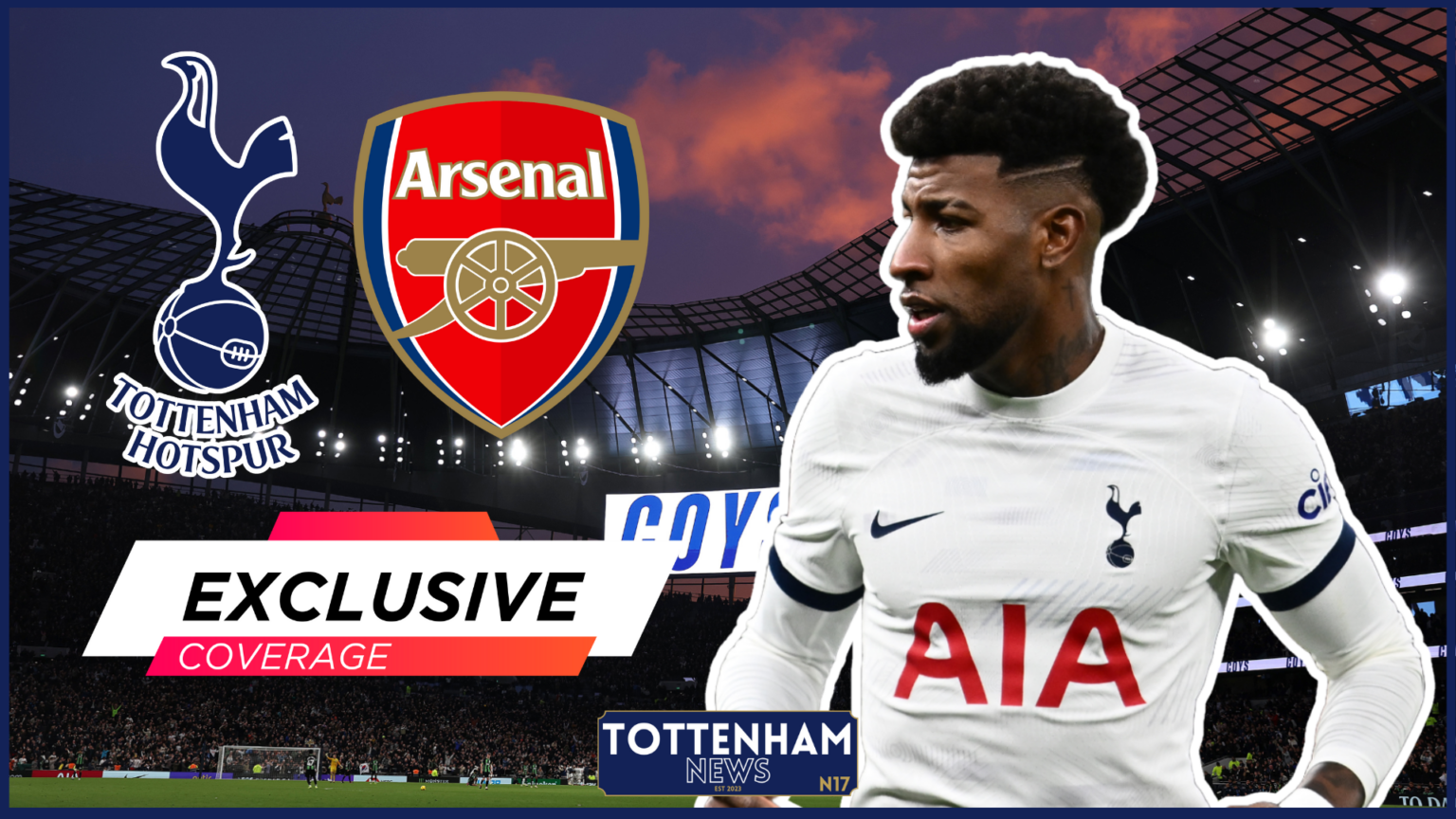 Tottenham: Emerson told to 'be ready' for Arsenal after Porro blow