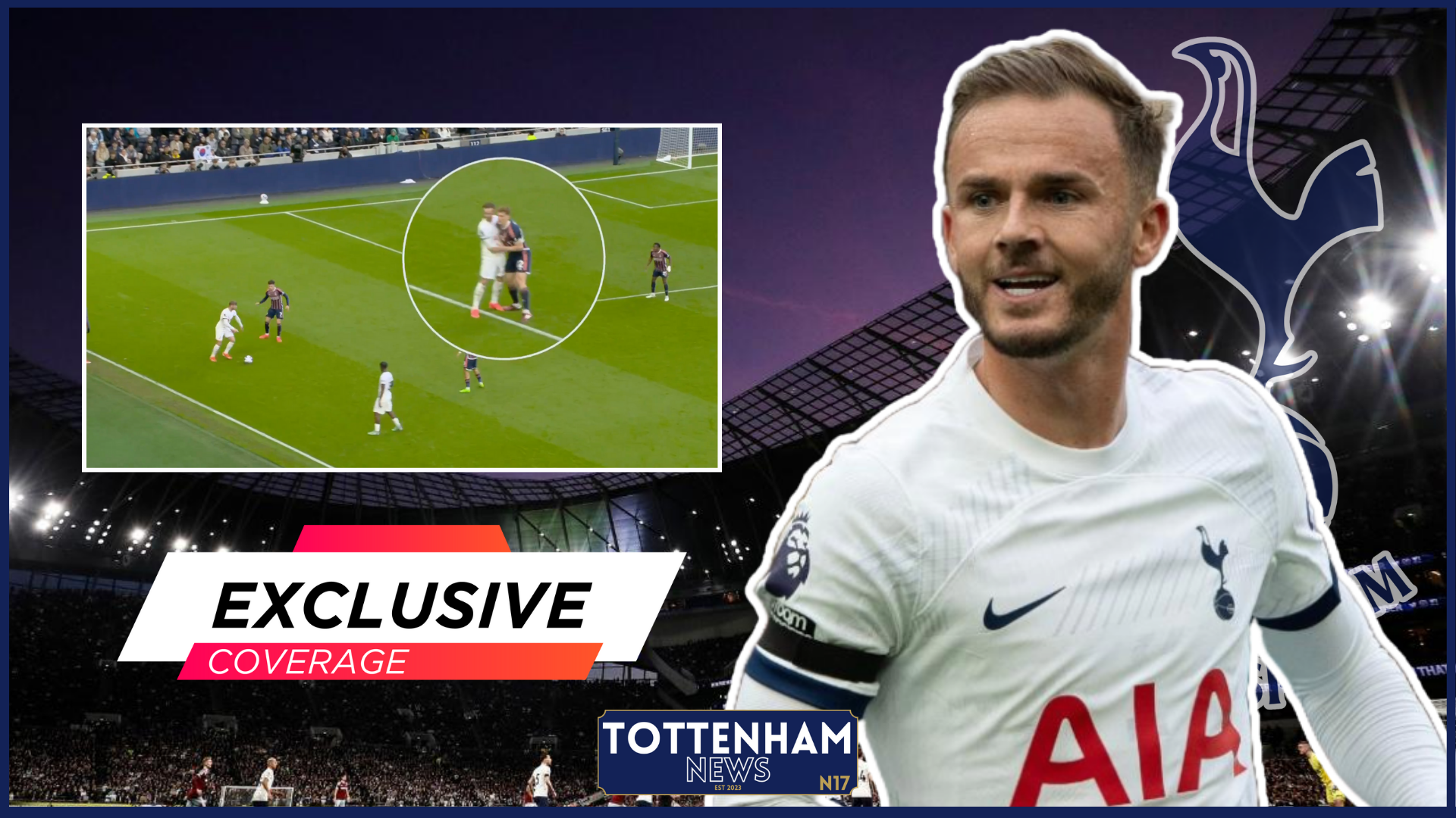 Tottenham told to address 'aggressive' Maddison after Forest clash