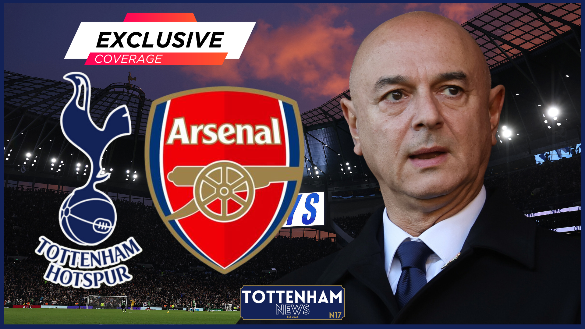 Tottenham and Arsenal operate at different ends of the scale