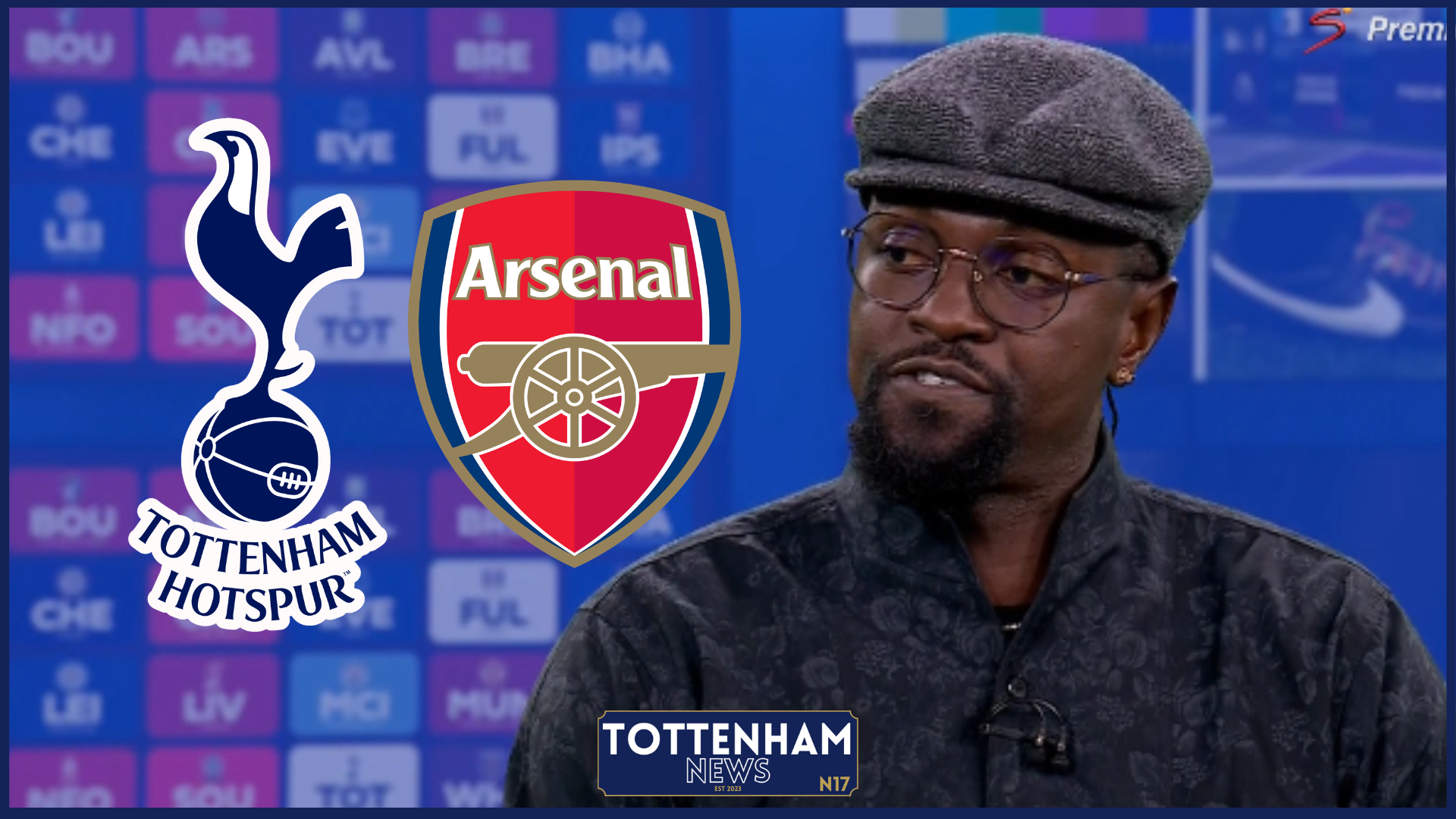Adebayor stunned after Arsenal v Tottenham controversy footage ...