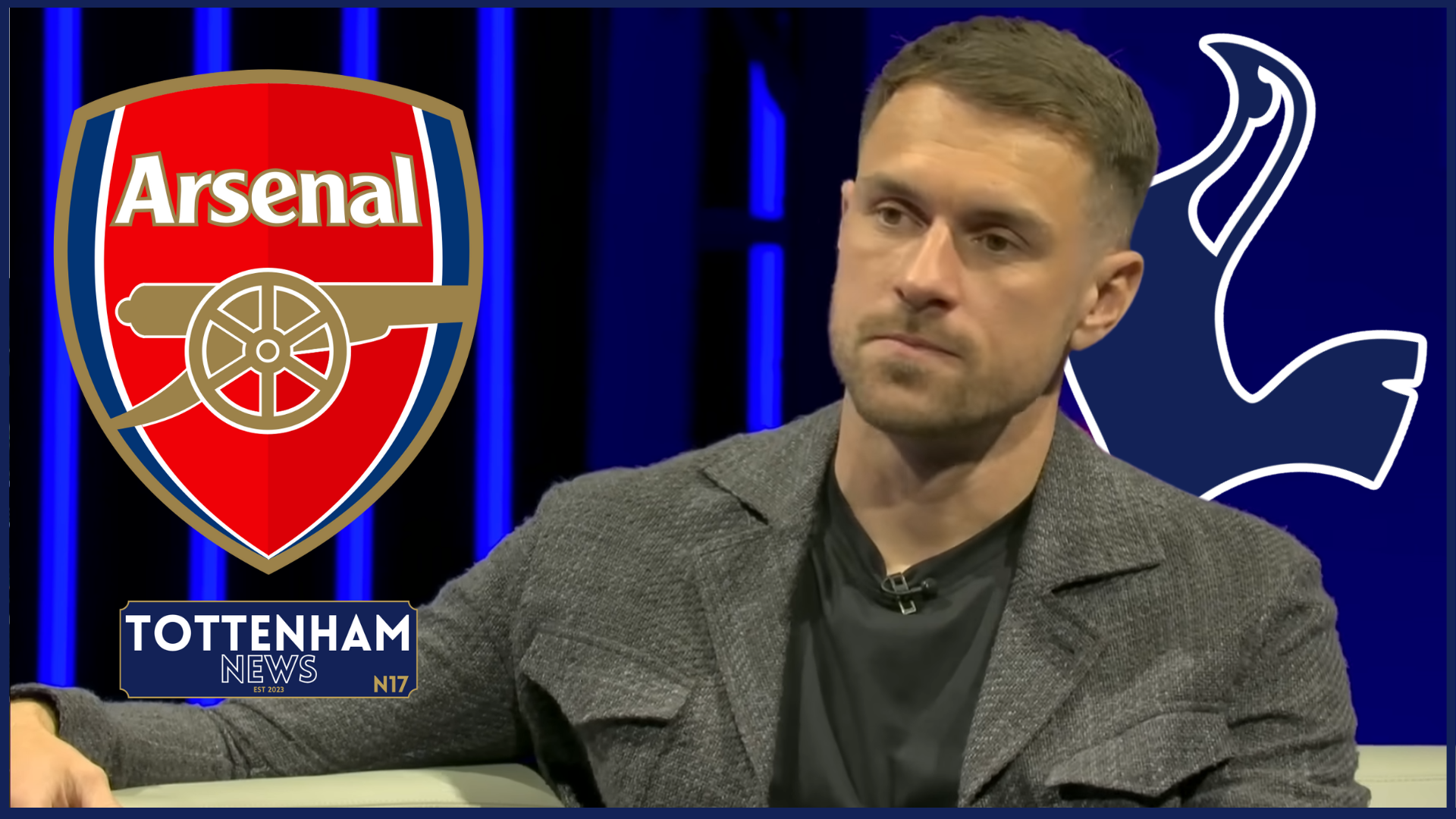 Aaron Ramsey reacts to Arsenal v Tottenham controversy as he's shown ...