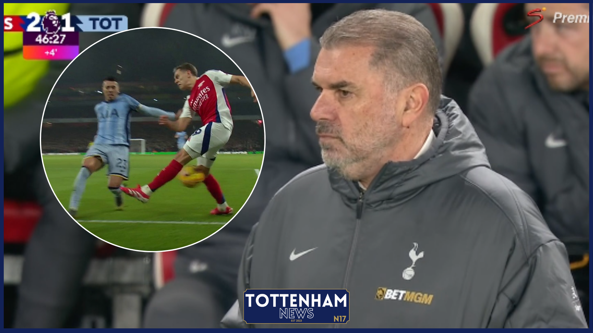 Arsenal v Tottenham controversy: Ex-PGMOL chief reacts to instant shock ...