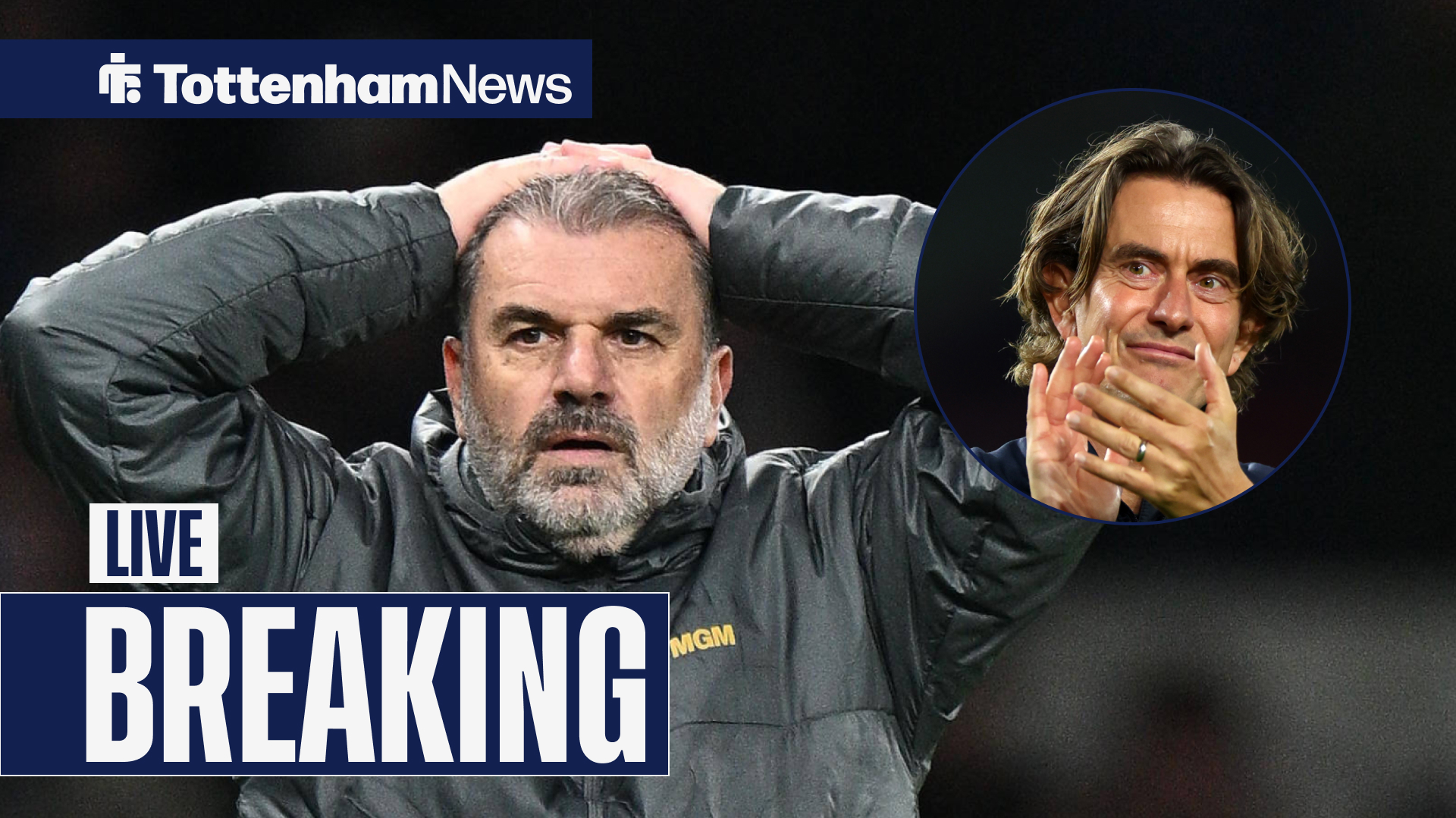 Daniel Levy 'lines up offer to hire Thomas Frank' as Postecoglou mocked